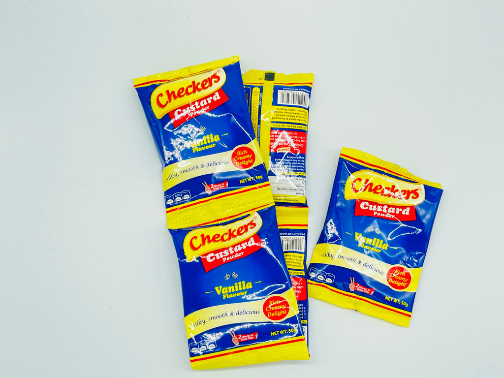 Checkers Custard Vanilla Flavor - 5 packets – OsiAfrik