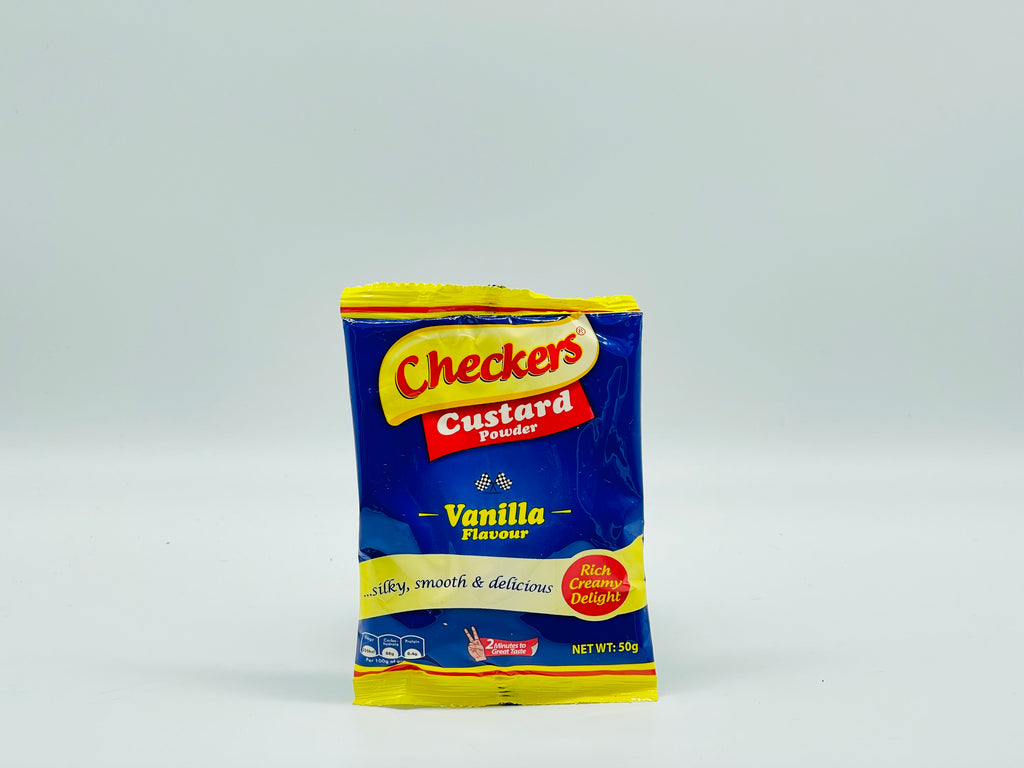 Checkers Custard Vanilla Flavor - 5 packets – OsiAfrik